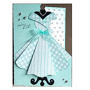 Dress Metal Die Cuts, Cutting Dies for Card Making Clearance, Embossing Dies for Scrapbooking, DIY Album Paper Cards Decoration