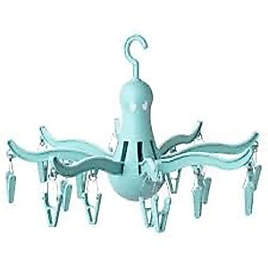 Ikea 801.896.63 Pressa Hanging Dryer with 16 Clothes Clips, Blue