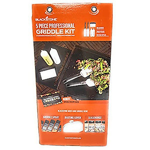 Blackstone Authentic Griddle Professional Starter Bundle: Griddle Kit, Breakfast Kit, Seasoning & Conditioner, and Grease Cup Liners