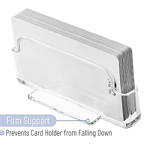 Mr. Pen- Acrylic Business Card Holder, 3 Pack, Plastic Business Card Holder, Business Card Display, Card Holder for Business Cards, Business Card Holder Stand, Business Card Holders for Desk.