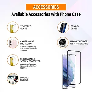 Personalized Wood Phone Case for Samsung Series + FREE Tempered Glass, Engraved, and UV Printed Case for Samsung 23/22/21 series Phone Case with Free Screen Protector (Bee Honeycomb)