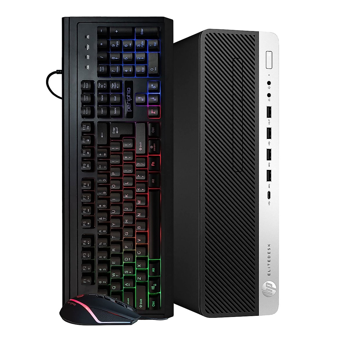 HP EliteDesk 800G4 Desktop Computer | Hexa Core Intel i5 (3.2) | 8GB DDR4 RAM | 500GB SSD Solid State | Windows 11 Professional | Home or Office PC (Renewed)