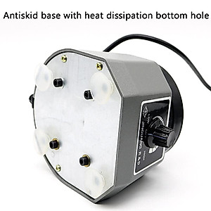 Lab Vibrator,Lab Equipment Vibrator,Round Shaker Oscillator,Plaster Vibrator, Vibrator Oscillator Shaker,Gypsum Mixing Machine,4" Vibrator Plate Dental Equipment Machine,110V 100W