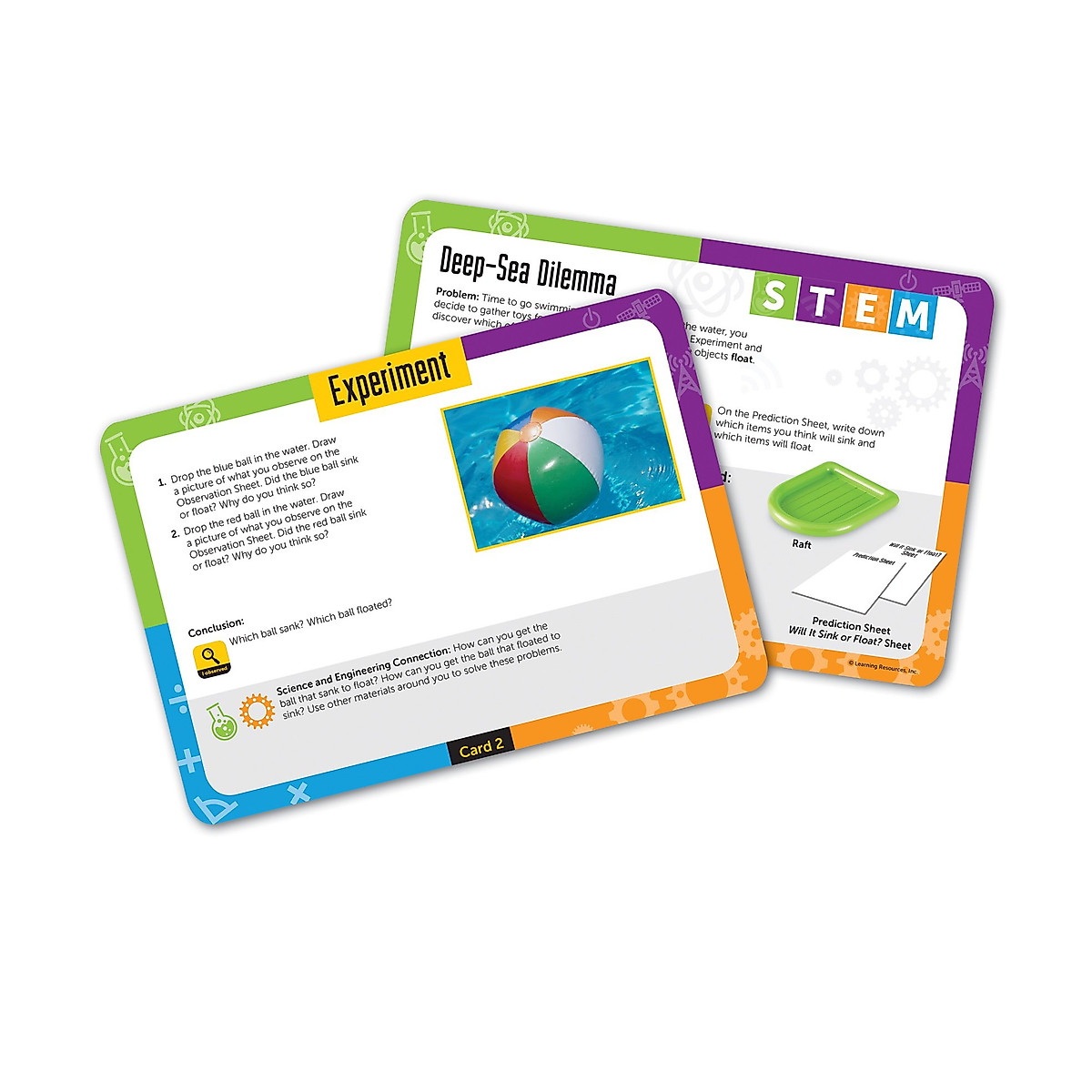 Learning Resources STEM Sink or Float Activity Set, Early Science Concepts, 32 Pieces, Ages 5+