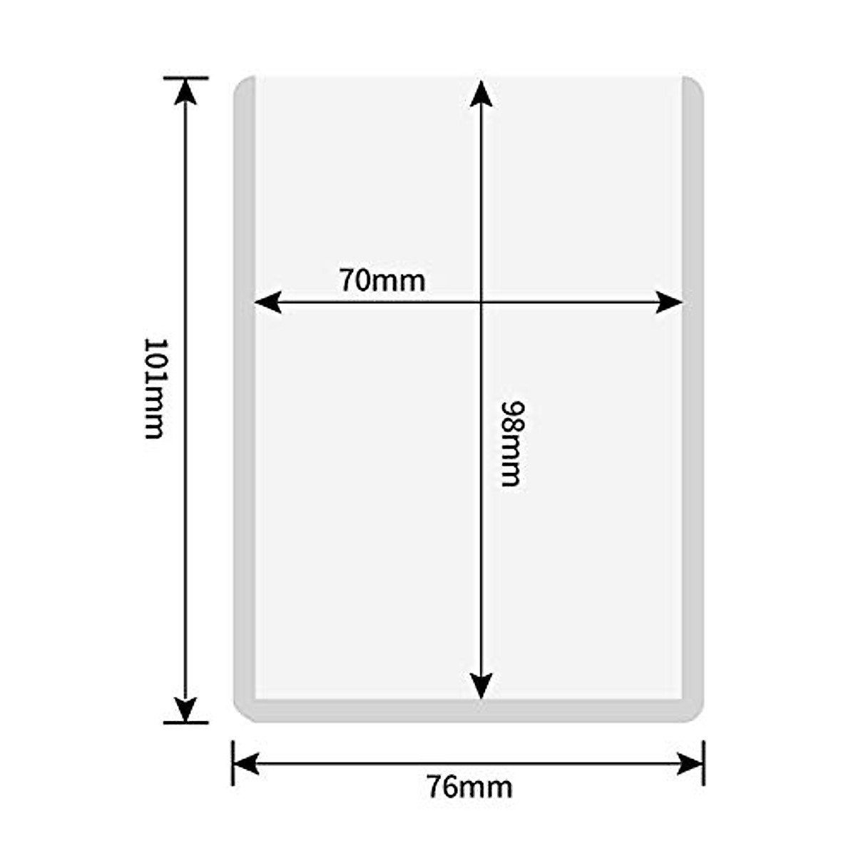 Top Loaders Card Sleeves for Trading Card,Toploader Card Protectors Hard Plastic, Trading Card Sleeves Holder Fit for Baseball Card, Sports Cards (50 Pcs)