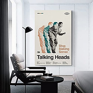 ARVACY Talking Heads Stop Making Sense Canvas Poster Wall Decorative Art Painting Living Room Bedroom Decoration Gift Unframe-style12x18inch(30x45cm)