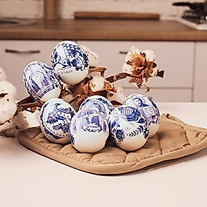 QG group Decorative Easter Egg Wraps Russian Icons Religious Orthodox Dying Kit Dye - Set Ukrainian Kit Sleeve Heat Shrink Wrap Pysanka Pysanky Supplies 21 Pcs in Pack