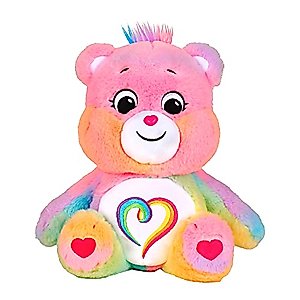 Basic Fun Care Bears | Togetherness Bear 35cm Medium Plush | Collectable Cute Plush Toy, Cuddly Toys for Children, Soft Toys for Girls Boys, Cute Teddies Suitable for Girls and Boys Ages 4 22077