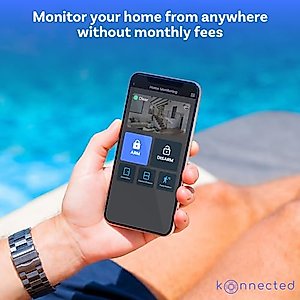 6-Zone Wired Smart Alarm Panel - Konnected Alarm Panel - Make Wired Alarm System Smart - SmartThings, Alexa, Home Assistant - No Batteries or Monthly Fees - Wi-Fi Connection - Accessories Included