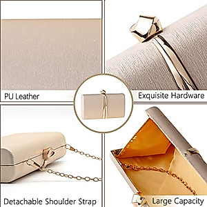 PS PETITE SIMONE Evening Bag Rhinestone Silver Clutch Glitter Gold Clutch Purses for Women Evening Formal Wedding Party