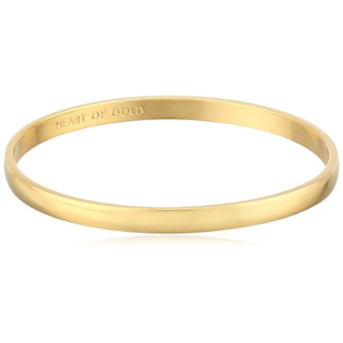 kate spade new york Idiom Collection "Heart of Gold" Bangle Bracelet, 7.75"