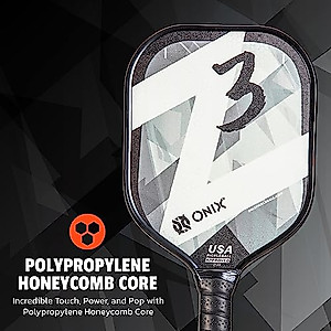Onix Z3 Pickleball Paddle, Black (KZ1503-BLK)