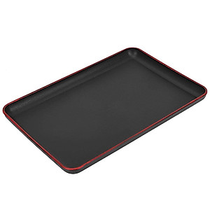Serving Tray Rectangular Plastic Tray Japanese Style Food Serving Tray for Restaurant Home Hotel(30 x 20cm)