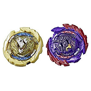 BEYBLADE Hasbro Burst QuadDrive Berserk Balderov B7 and Cyclone Belfyre B7 Spinning Top Dual Pack - 2 Battling Game Top Toy for Kids Ages 8 and Up