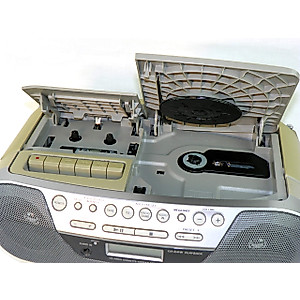 Sony CFD-S05 CD Radio Cassette Recorder with Auxiliary Cord (6 feet)