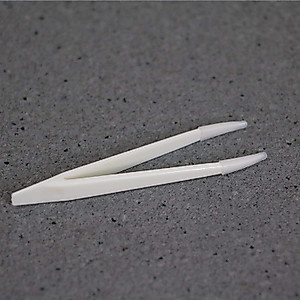 MosBug 12Pcs 80mm Contact Lens Tweezers Make Up Tool (White)