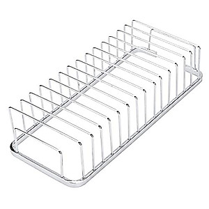 TOPINCN Bathroom Shelf Wall Mounted Stainless Steel Shower Caddy Shampoo Conditioner Holder Storage Basket Organizer Kitchen(#1)