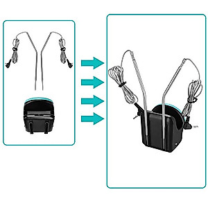 AIMILAR Wireless Meat Thermometer with Dual Probes | Remote Range up to 328ft | Preset Meats & Doneness Levels | Backlit Display & Magnet | Oven Safe with a Timer | 716°F Probe and Wire