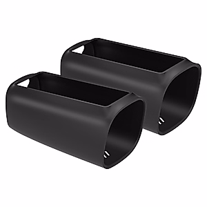 Holicfun Silicone Cover Skins for EufyCam S330 (Eufy Cam 3) - 2 Pack, White