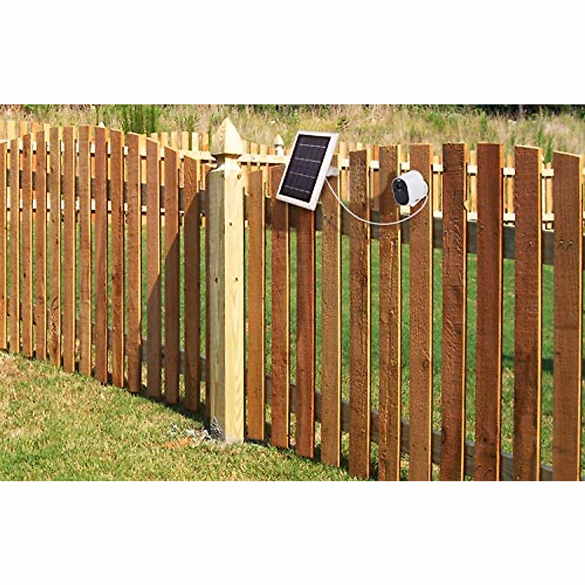 [Updated Version] Wasserstein Solar Panel with 13.1ft/4m Cable Compatible with Arlo Essential Spotlight/XL Spotlight Camera (3-Pack, White) (NOT Compatible with Arlo Ultra, Pro 1/2/3, HD, Floodlight)