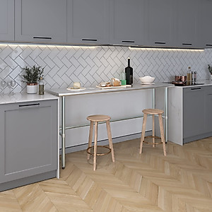 18 in. x 60 in. Open Base Stainless Steel Work Table | Residential & Commercial | Food Prep | Heavy Duty Utility Work Station | NSF