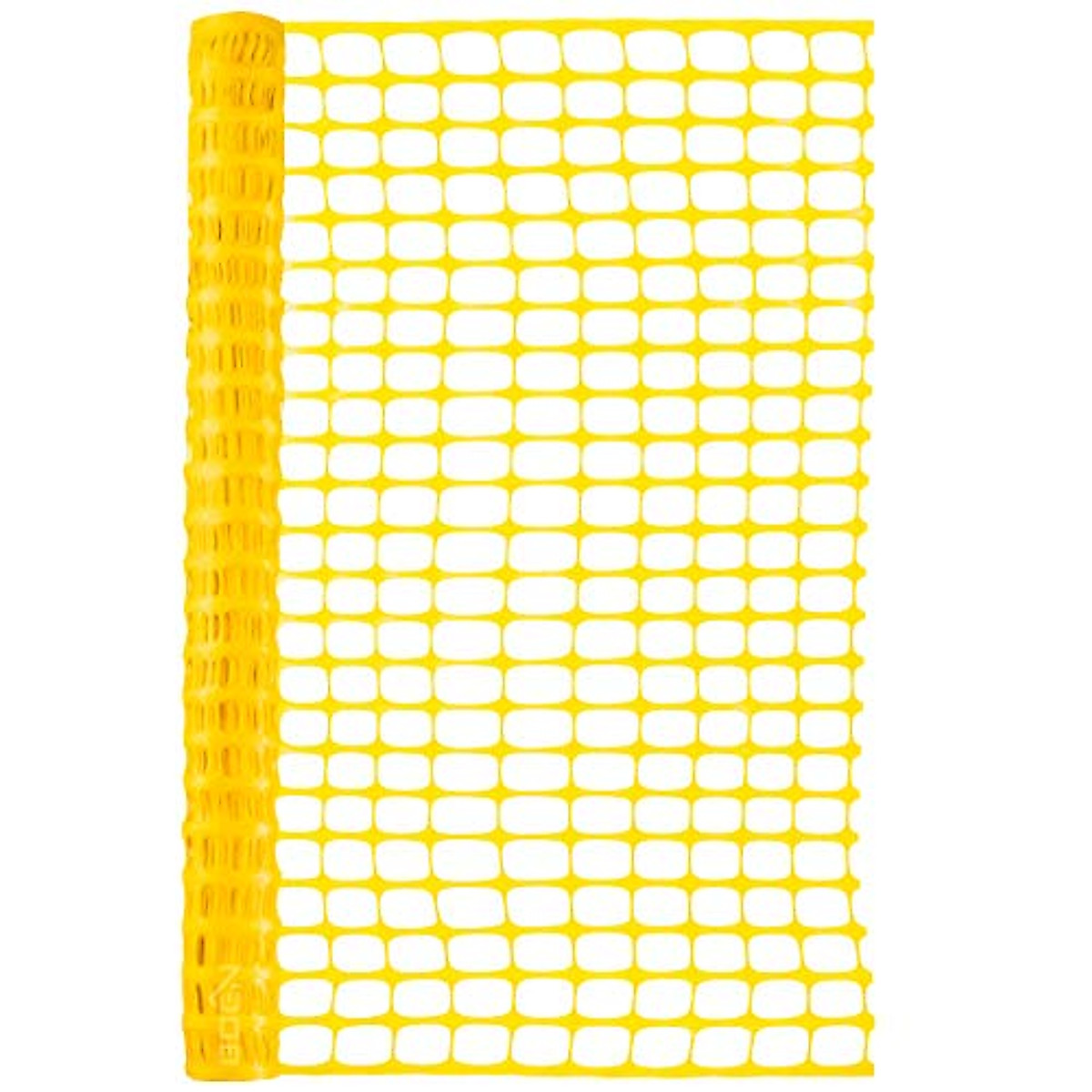 BOEN Temporary Fencing, Mesh Snow Fence, Plastic, Safety Garden Netting, Above Ground Barrier, for Deer, Kids, Swimming Pool, Silt, Lawn, Rabbits, Poultry, Dogs (4' x 100', Yellow)