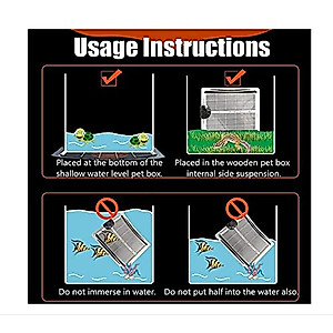 14W Reptile Heating Pad&Reptile Reflective Insulation Film Under Tank Terrarium Keep Warming Pet Animals Heater Heating Pad Mat Reptile