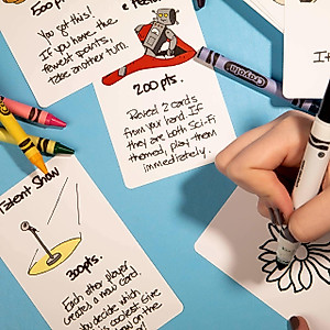 Brybelly 333 Card Booster Pack for 1000 Blank White Cards Game - Expansion for 1KBWC - Fun Customizable Group Party Game of Oddity & Imagination for Adults & Family - Create Your Own Funny Board Game