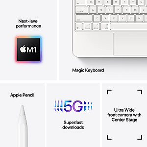 2021 Apple 11-inch iPad Pro Wi-Fi + Cellular 2TB - Silver