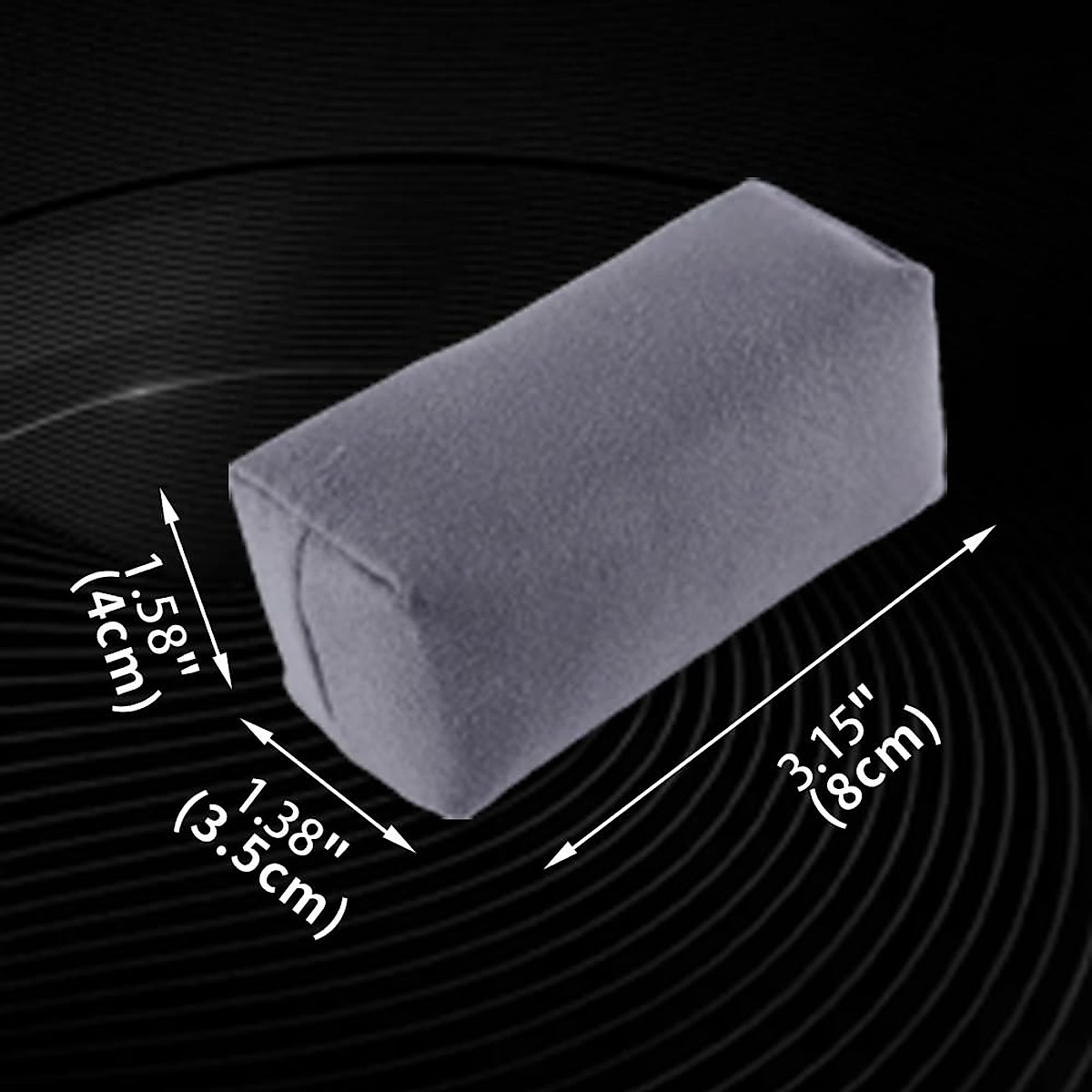 ANTSHINY Microfiber Applicator Pad, Car Detailing Suede Sponge Applicator, 6Pcs Coating Sponge Pads for Cars, Ceramic Spray Coating, Applying Wax, Sealants & Other Conditioners-（6pcs）