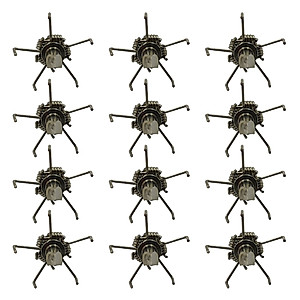 e5e10 12PK Archery Judo Broadheads Points Tips 100Grain Paw Point Arrowheads for Hunting Small Animals (Sharphead)