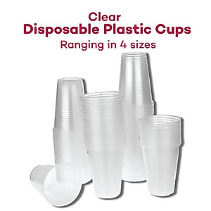 Dealmed 3 oz. Disposable Plastic Cups – 100% Recyclable Cups for Doctor's Offices, School Nurse's, Hospitals, at Home and More (Pack of 100)