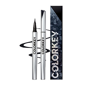 COLORKEY Floating Color 24 Hours Longwear Waterproof Liquid Eyeliner, Sweat Resistant, Waterproof and Smudgeproof Eye Liners Eyeliner Pencil (N01 Black)