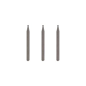 Dremel 106 Engraving Cutting Bit Multipack - 3x Ball-shaped Engraving Cutter with 1.6mm Working Diameter