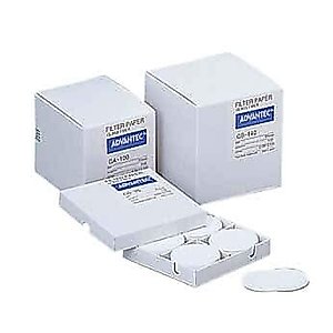 Advantec GA10047MM Grade GA100 Glass Fiber Filters; 47mm Dia; 100/Box, Glass Microfiber (Pack of 100)