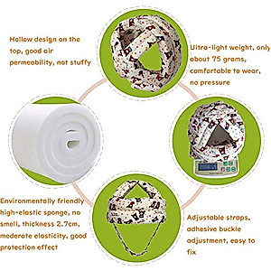 Baby Infant Toddler Helmet No Bump Safety Head for Crawling Infant Safety Helmet Adjustable Walking Baby Helmet +3pcs Baby Crawling Anti Slip Knee Pads for Age 6-36 Months