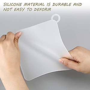 4 Pcs Shower Drain Stopper, Bathtub Cover, 4.7×4.7in Silicone Drain Cover, Anti-Odor Mat for Shower Bathtub Kitchen Laundry Sink Accessories, 2 White, 2 Grey