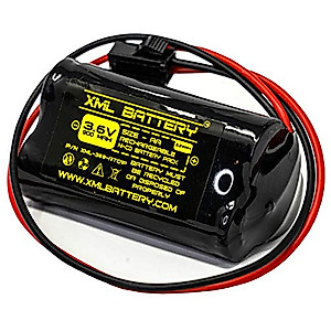 XML Battery Unitech AA900MAH ELB-B001 ELBB001 3.6v 900mAh Ni-CD Rechargeable Battery Pack Replacement for Exit Sign Emergency Light