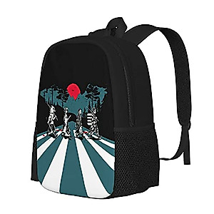 YIROKCOM Casual Anime Backpack for Boys Girls, 3D Printed Cartoon Daypack Laptop Bags Waterproof Backpack for Men Teens Camping Travel Hiking