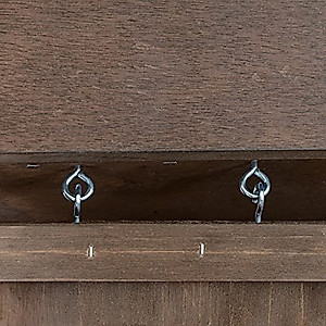 PawHut Wooden Indoor Rabbit Hutch Elevated Cage Habitat with No Leak Tray Enclosed Run with Wheels, Ideal for Rabbits and Guinea Pigs, Brown