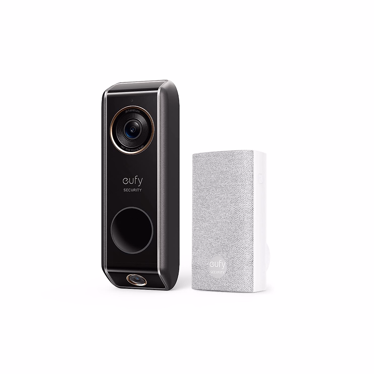 eufy Security Video Doorbell (Wired) S330 with Chime, Dual Cam,Delivery Guard,Security Camera,2K with HDR, No Monthly Fee, 16-24V, 30VA, homebase NOT Supported,Motion Only Alert(Renewed)
