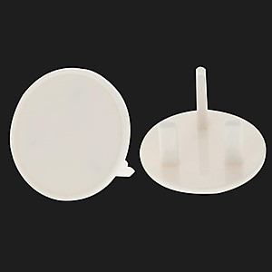 Fielect Outlet Plugs Covers Childproof Outlet Covers Protectors Electric Socket Cover Electrical Protector White 5Pcs