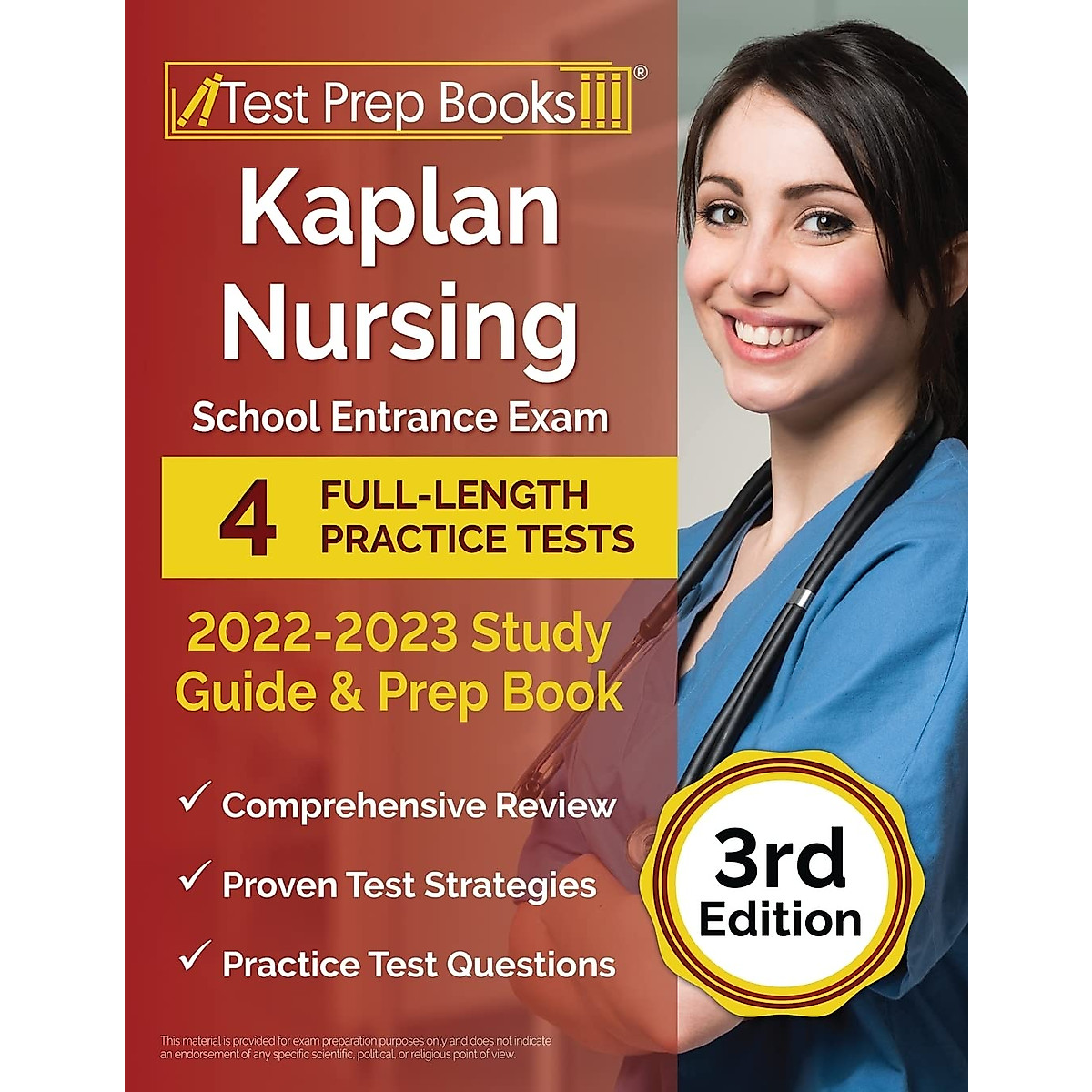 Kaplan Nursing School Entrance Exam 2022-2023 Study Guide: 4 Full-Length Practice Tests and Prep Book [3rd Edition]