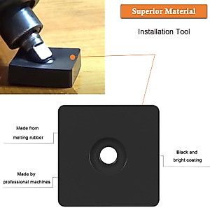 3/8 Inch Impact Socket Retaining/Retainer Ring Clip with O-ring & Installation Tool for Milwaukee Brushless Impact Wrench