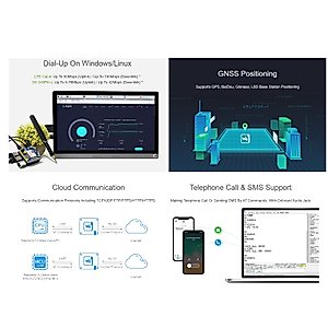4G / 3G / GNSS HAT Module for Raspberry Pi Zero/Zero W/Zero WH/2B/3B/3B+/4B/Jetson Nano, Based on SIM7600A-H , 4G Communication and GNSS Positioning Module Support LTE CAT4 up to 150Mbps
