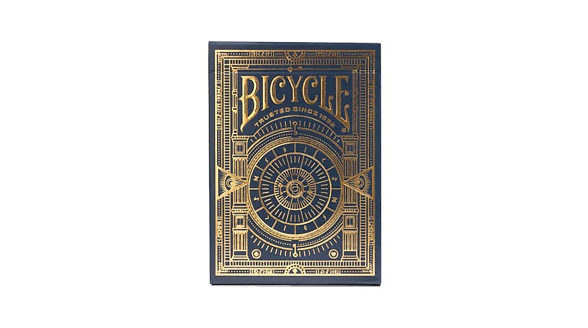 Bicycle Cypher Premium Black Playing Cards with Gold Foil