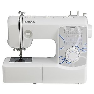 Brother XM3700 Sewing Machine, 37 Built-in Stitches, 5 Included Sewing Feet