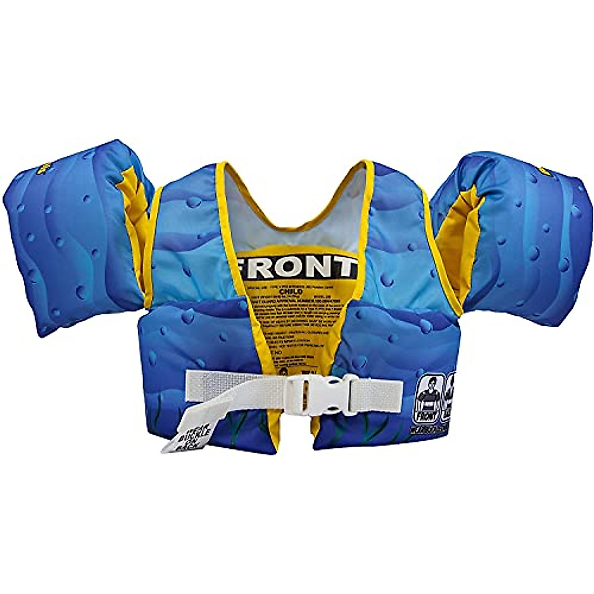 Body Glove Paddle Pals Learn to Swim Life Vest, One Size 33-55 LBS, Octo Drummer