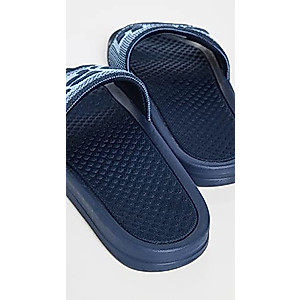 APL: Athletic Propulsion Labs Men's Big Logo Slides, Midnight/Ice Blue, 11 Medium US