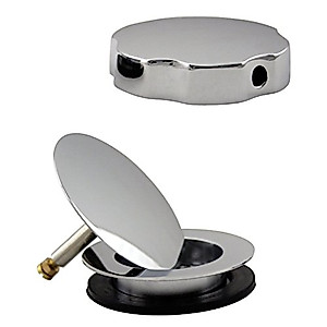 Westbrass European Style Trim for Cable Drive Bath Waste, Polished Chrome, D50TE-26